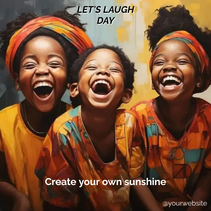 National Let's Laugh Day Template | PosterMyWall