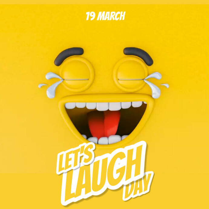 Copy of National Let's Laugh Day | PosterMyWall