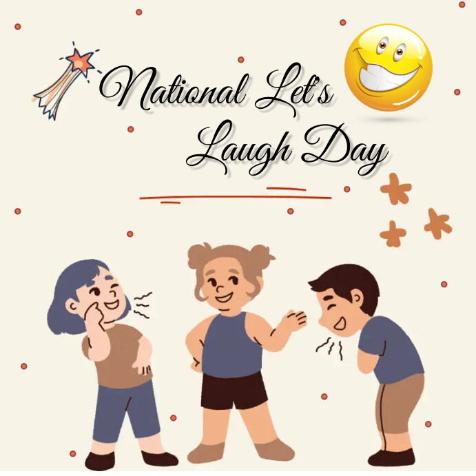national let's laugh day instagram post Template | PosterMyWall