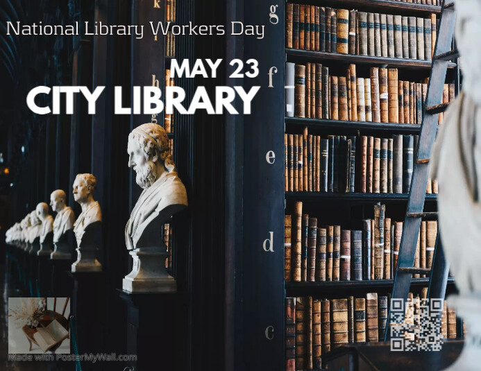 National Library Workers Template | PosterMyWall
