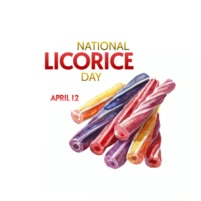 Plantilla de National Licorice Day Template Instagram Post | PosterMyWall