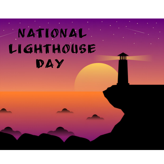 Modèle national lighthouse day | PosterMyWall