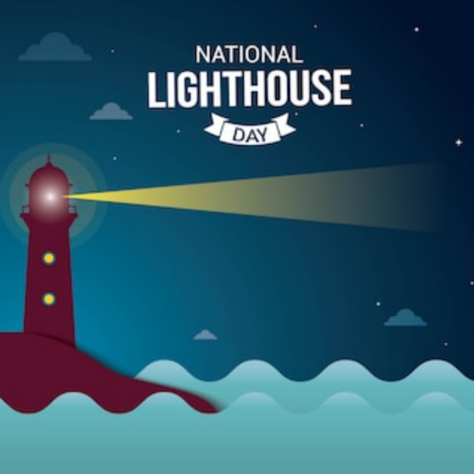 Plantilla de National lighthouse day template | PosterMyWall