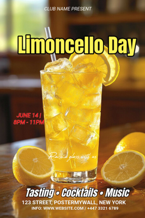 Copy of National Limoncello Day | PosterMyWall