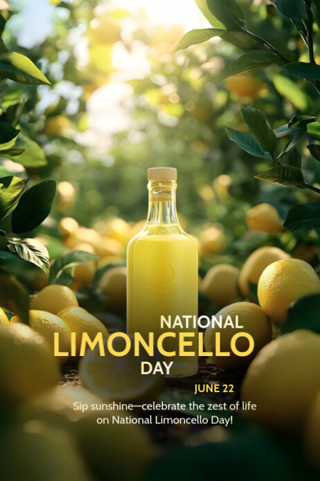 National Limoncello Day Template Poster | PosterMyWall