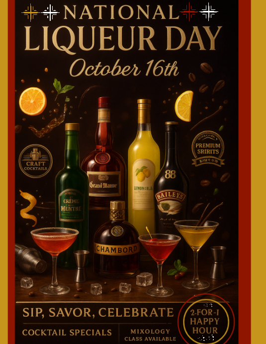 National Liqueur Day Template | PosterMyWall