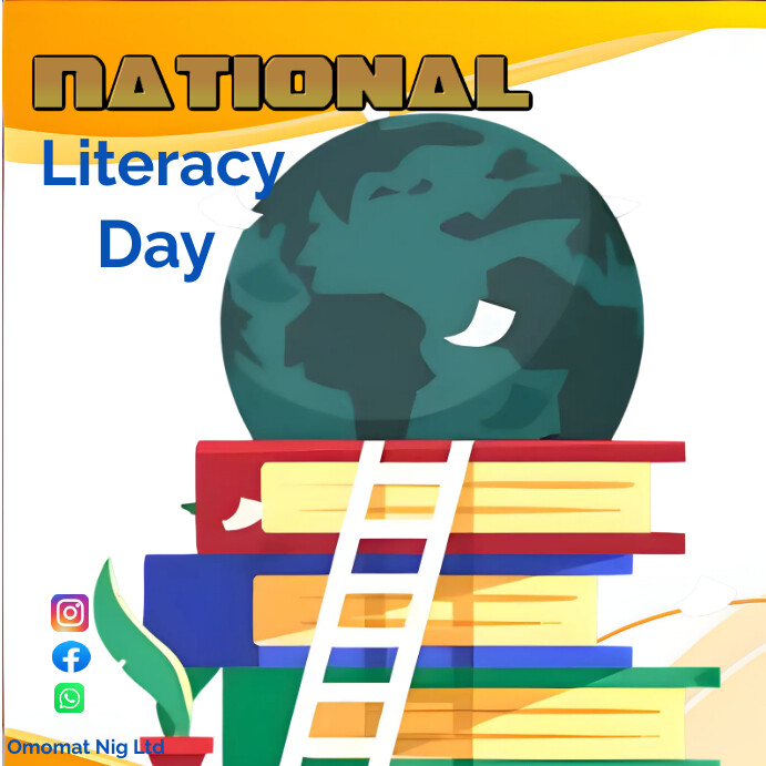 National Literacy Day Template | PosterMyWall