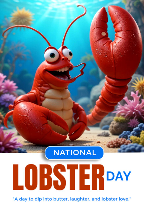 Copy of National lobster day | PosterMyWall