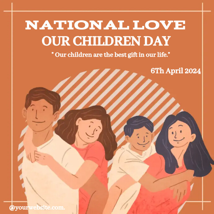 Copy of National love our children day flyer template | PosterMyWall