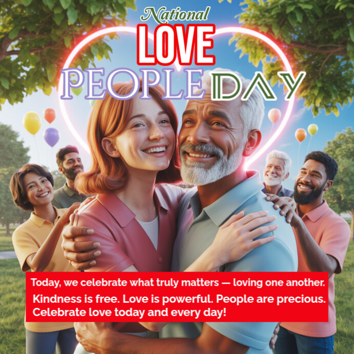 Plantilla de National love people day | PosterMyWall