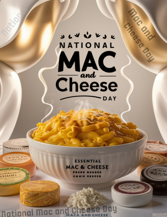 National Mac And Cheese Day Flyer (us Letter) Template | PosterMyWall