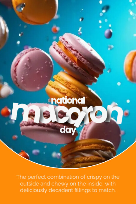 Plantilla de National Macaron Day Poster | PosterMyWall