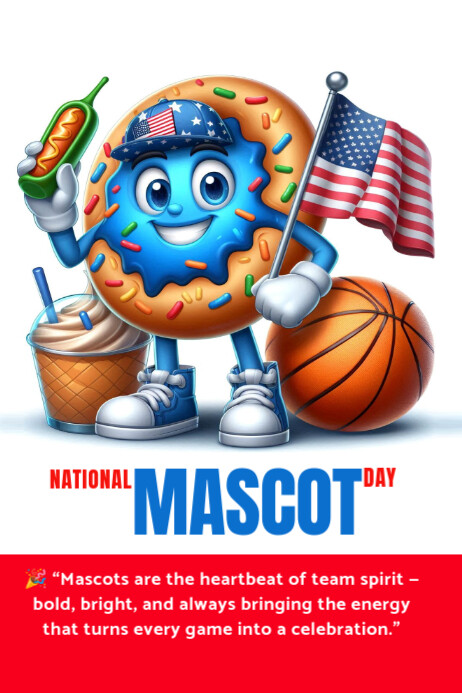 Copy of NATIONAL MASCOT DAY | PosterMyWall