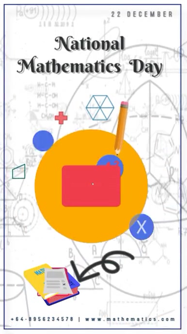 National Mathematics Day Template | PosterMyWall
