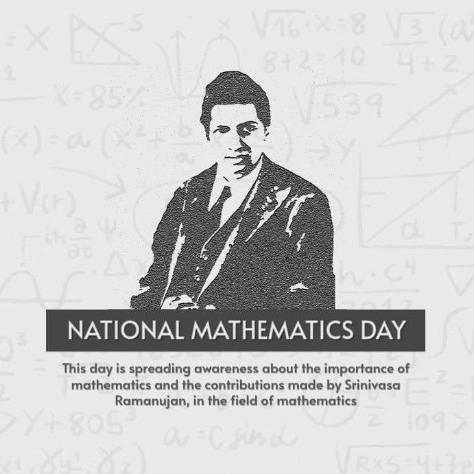 National Mathematics Day Template | PosterMyWall