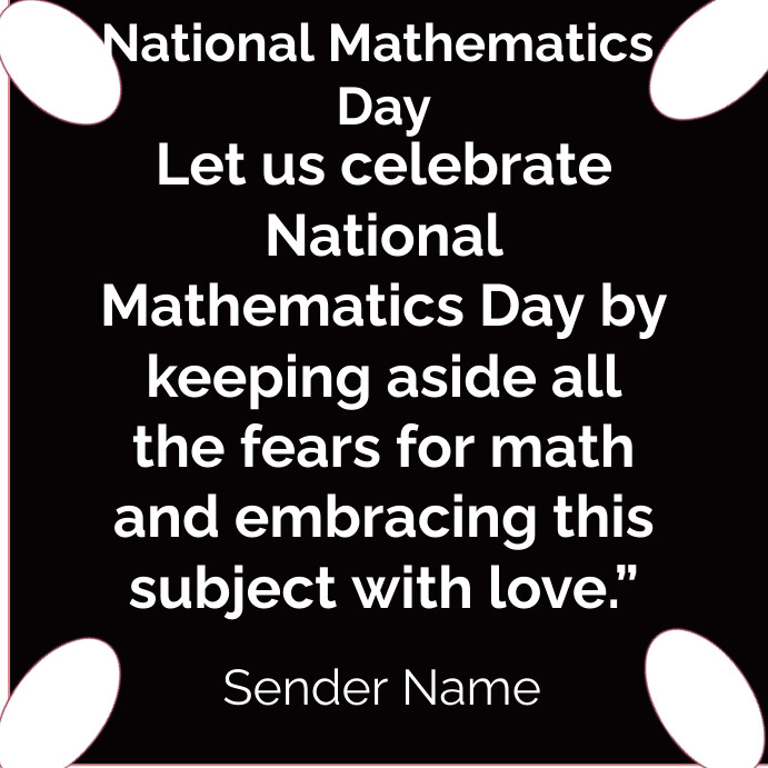 Plantilla de National mathematics day | PosterMyWall