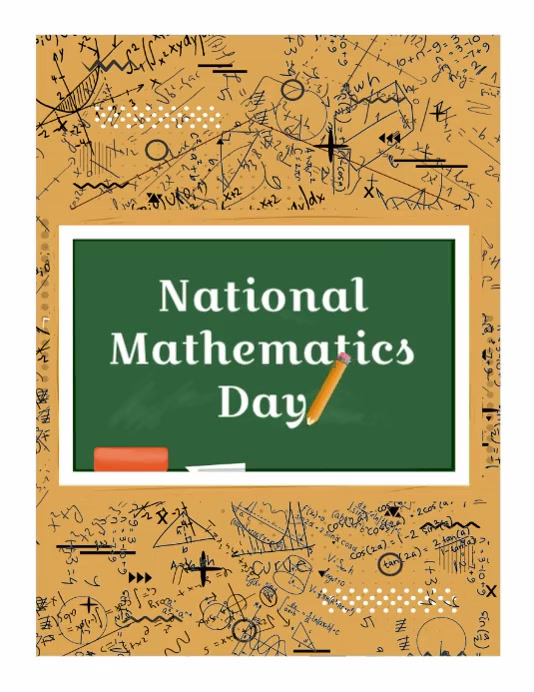 Plantilla de National Mathematics Day Flyer (us Letter) | PosterMyWall