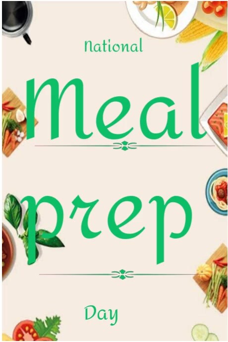 National meal prep day Template | PosterMyWall