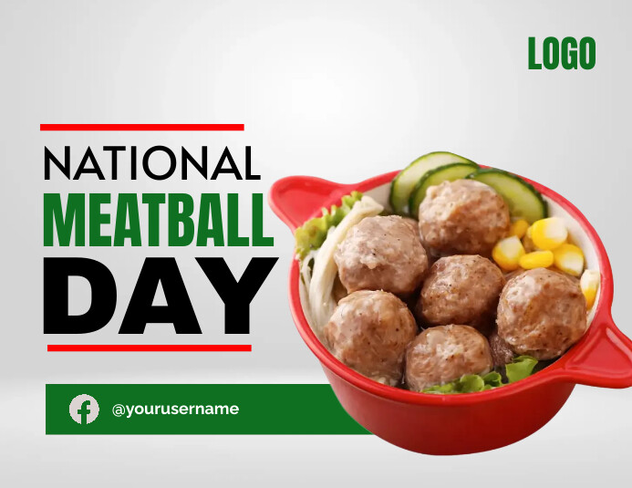National Meatball Day Template | PosterMyWall