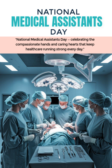National medical assistants day Template | PosterMyWall