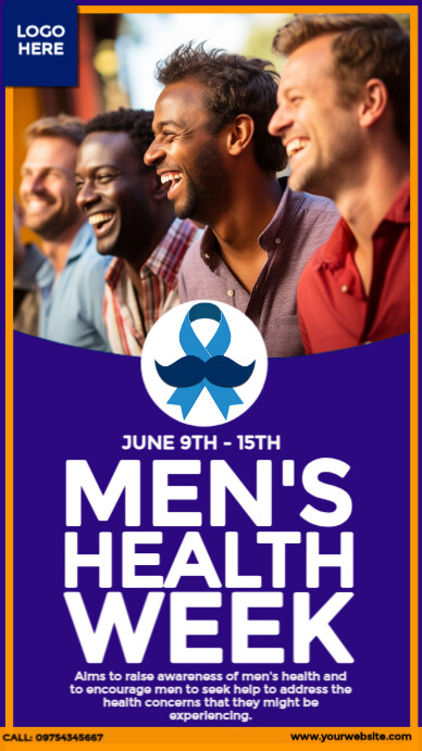 National Men's Health Week Template | PosterMyWall