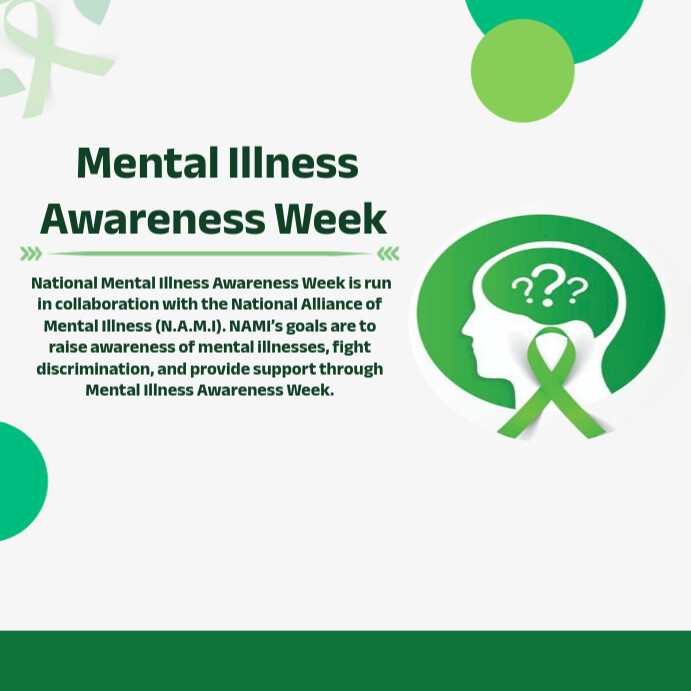national mental Illness Awareness Week Template | PosterMyWall