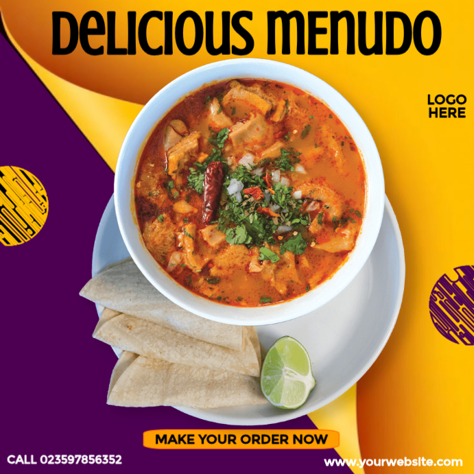 National Menudo Month Template | PosterMyWall