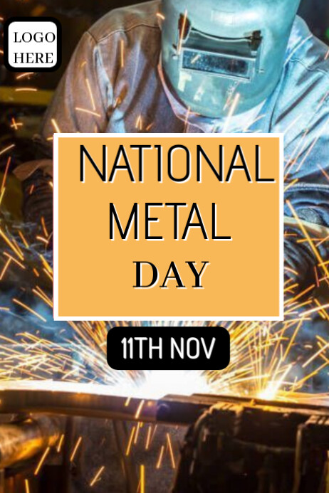 National metal day Template | PosterMyWall