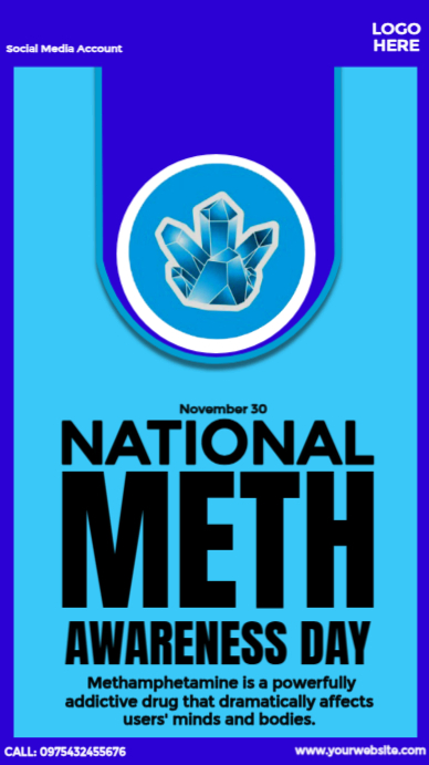 Plantilla de National Methamphetamine Awareness Day | PosterMyWall