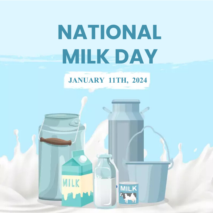 National Milk Day Template | PosterMyWall