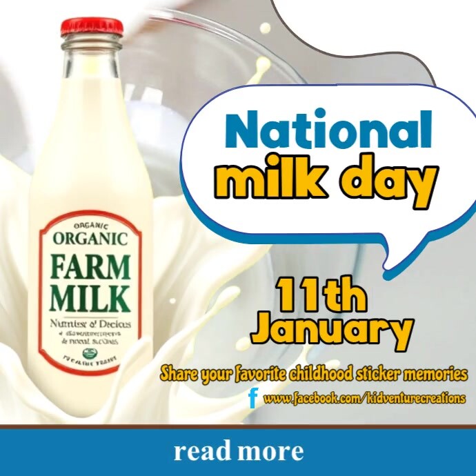 Plantilla de National Milk Day Greetings | PosterMyWall