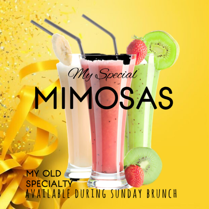 National Mimosa day Template | PosterMyWall