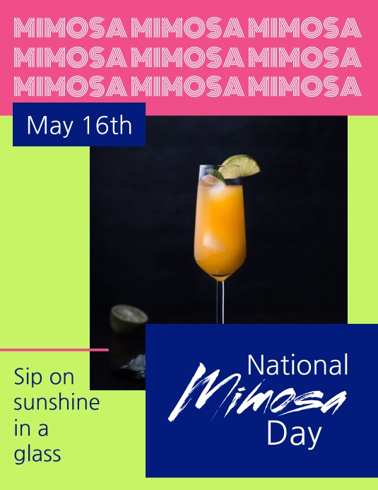 Copy of National Mimosa Day | PosterMyWall