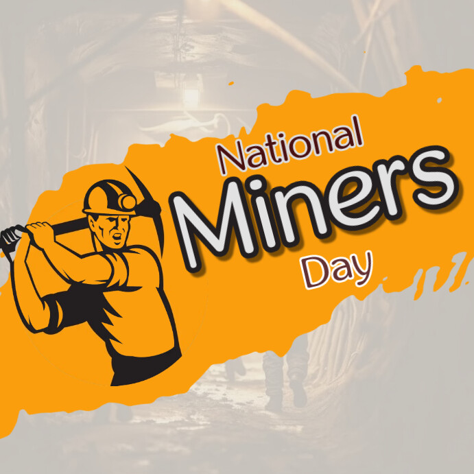 national miners day Template | PosterMyWall