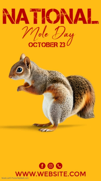 National Mole Day Instagram Story เทมเพลต | PosterMyWall