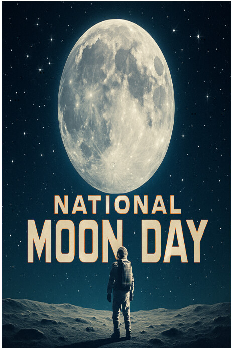 National moon day Template | PosterMyWall