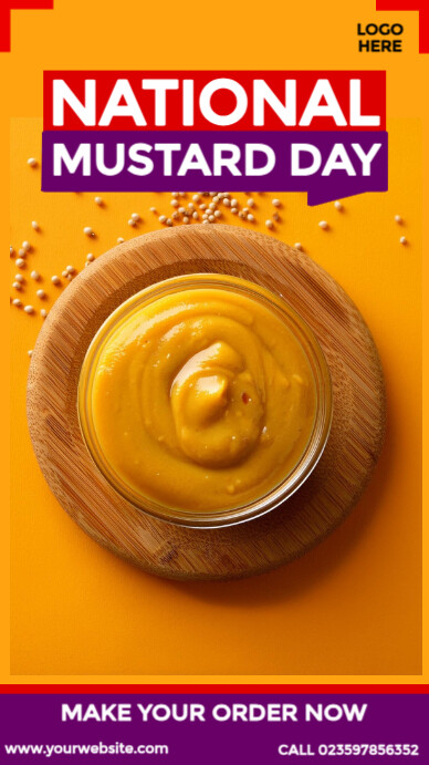National Mustard Day Template | PosterMyWall