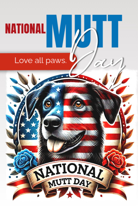 Plantilla de National mutt day | PosterMyWall