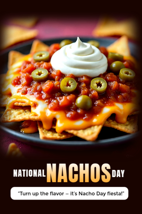 Copy of National Nachos day | PosterMyWall
