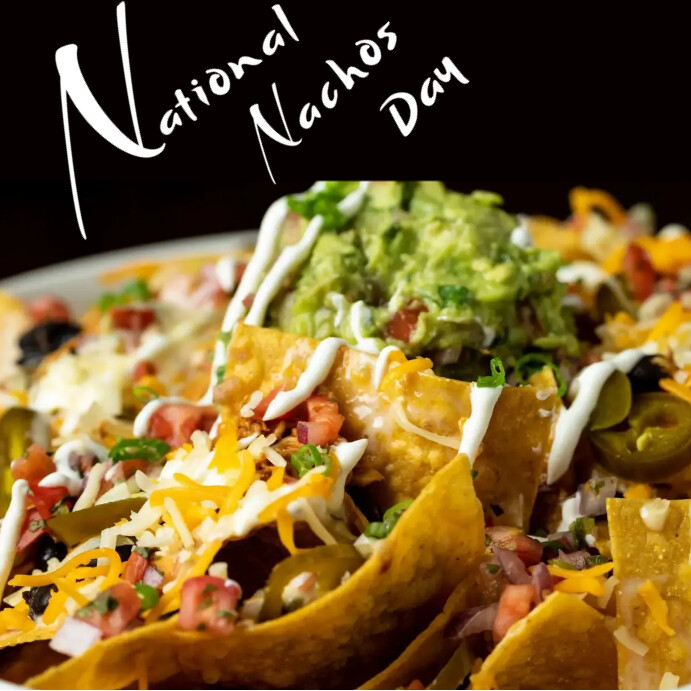 national nachos day Template | PosterMyWall
