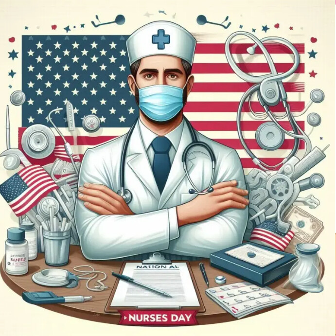 National Nurses Day 2024 Template | PosterMyWall