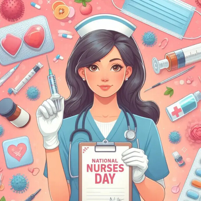 National Nurses Day 2024 Template | PosterMyWall