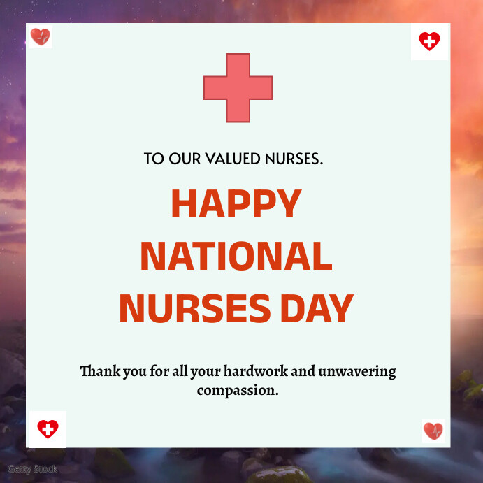 National Nurses Day Template. | PosterMyWall