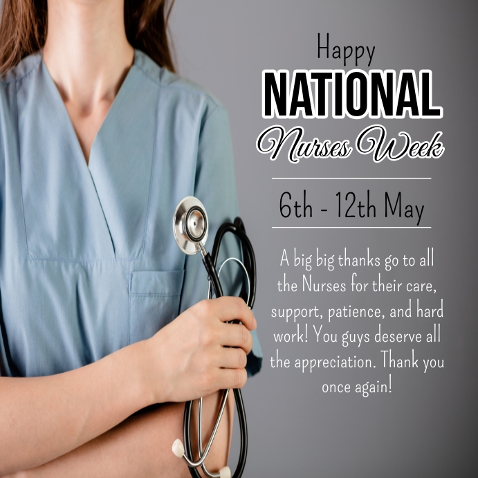 national nurses week,nurses week celebration Template | PosterMyWall