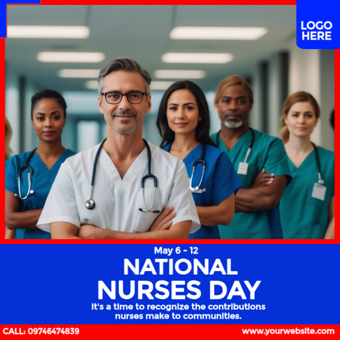 National Nurses Week Template | PosterMyWall