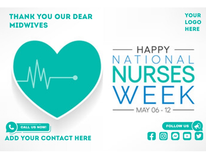 National Nurses Week Template | PosterMyWall