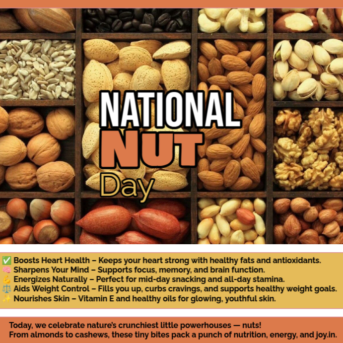 Plantilla de National Nut Day | PosterMyWall
