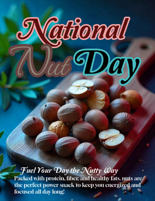 National Nut Day Template | PosterMyWall
