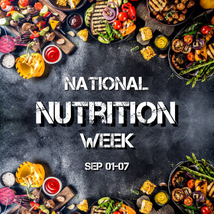 National Nutrition Week Template | PosterMyWall