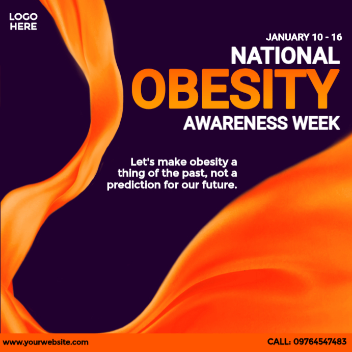 National Obesity Awareness Week Template | PosterMyWall
